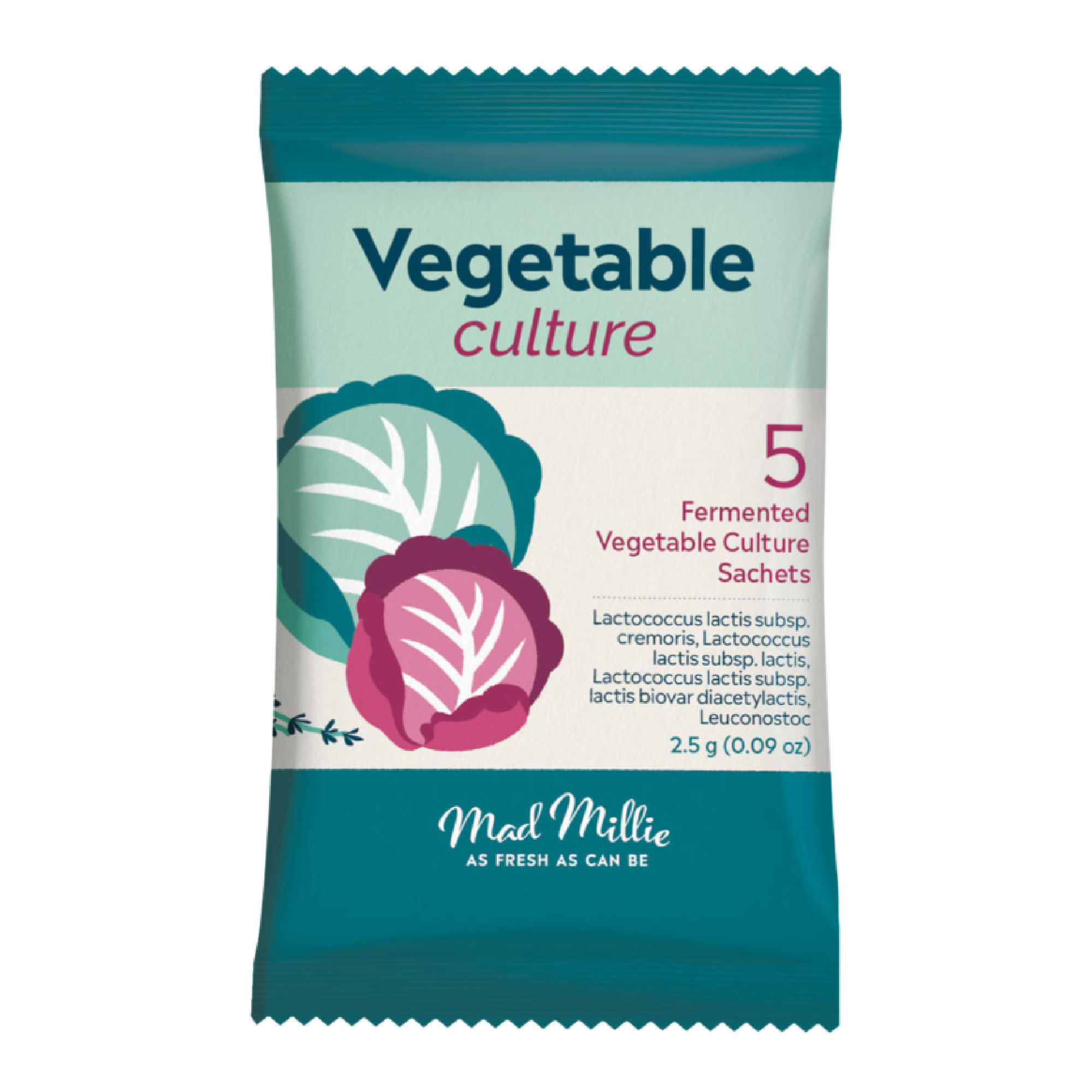 Mad Millie Vegetable Culture 5 Sachets x 2.5gm | Craft Brew & BBQ