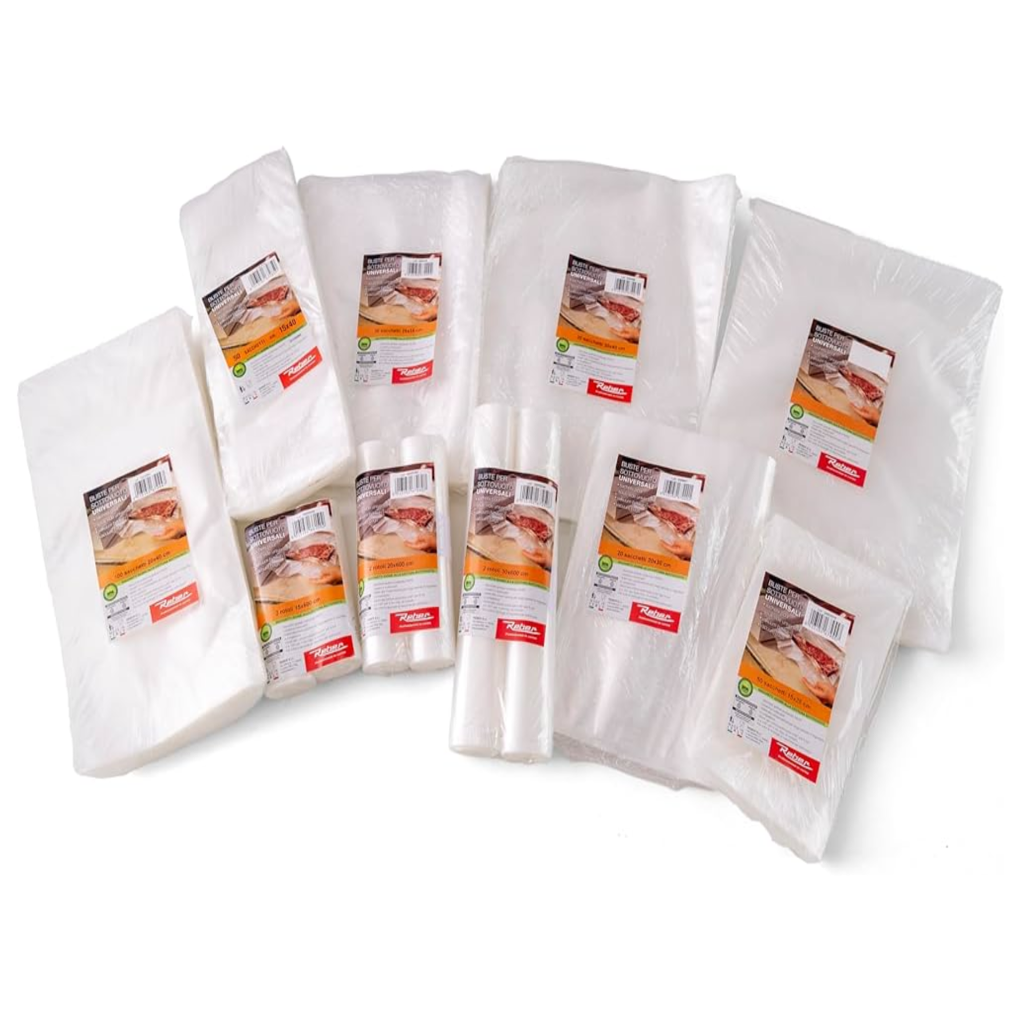 Reber Vac Seal (Cryovac style) Bags 25cm x 35cm Pack 100 | Craft Brew & BBQ