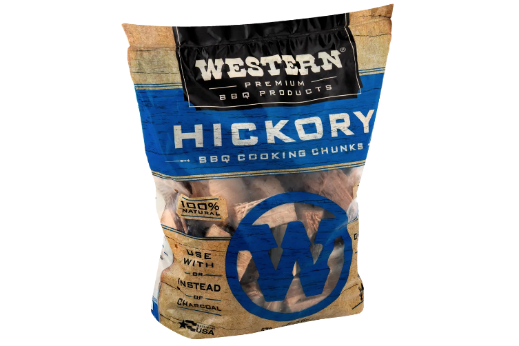 Western BBQ Wood Chunks 3.1Kg Hickory | Craft Brew & BBQ