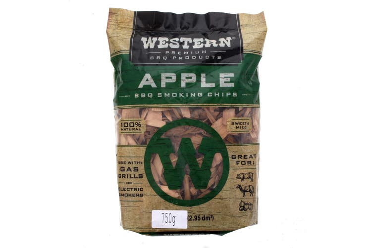 Western BBQ Wood Chunks Apple 2.8kg | Craft Brew & BBQ